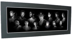 The Walking Dead Cast Photo Collage - Genuine COA